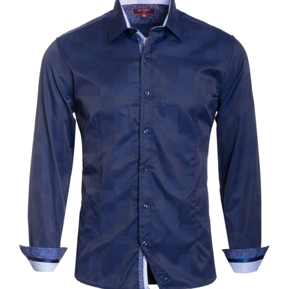 DE-NIKO | Shirts | Mens Pattern Shirt | Poshmark